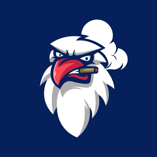 Eagle gaming logo Royalty Free Vector Image - VectorStock