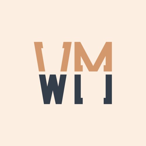 Letter Wm Logo Vector Images (over 2,200)