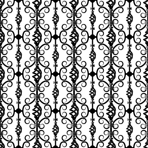 Wrought iron pattern Royalty Free Vector Image