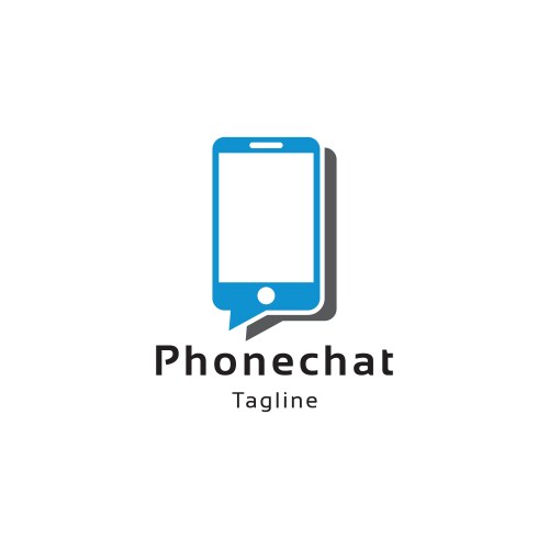 Mobile phone logo Royalty Free Vector Image - VectorStock