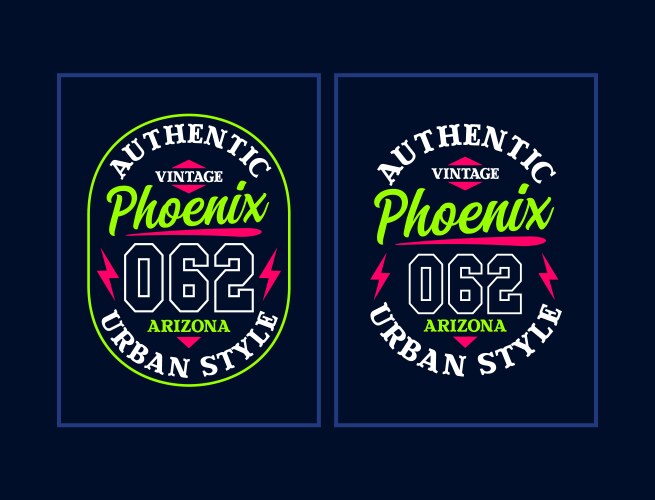 Phoenix urban calligraphy typeface superior Vector Image