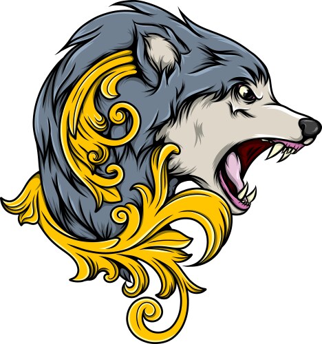 Wolf Tattoo Vector Images (over 7,900)