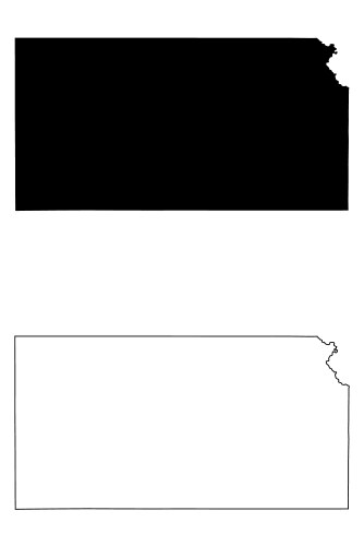 Kansas Outline Vector Images (over 1,000)