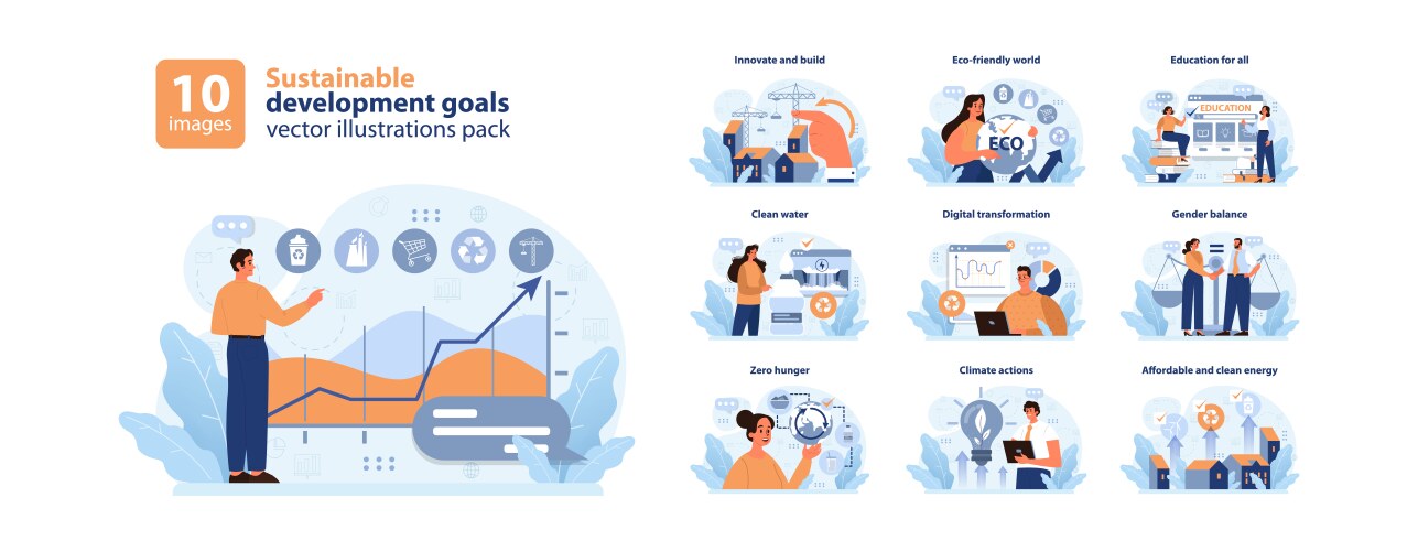 Sustainable Development Global Vector Images (over 5,400)