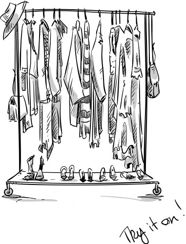 Clothes Rack Vector Images (over 16,000)