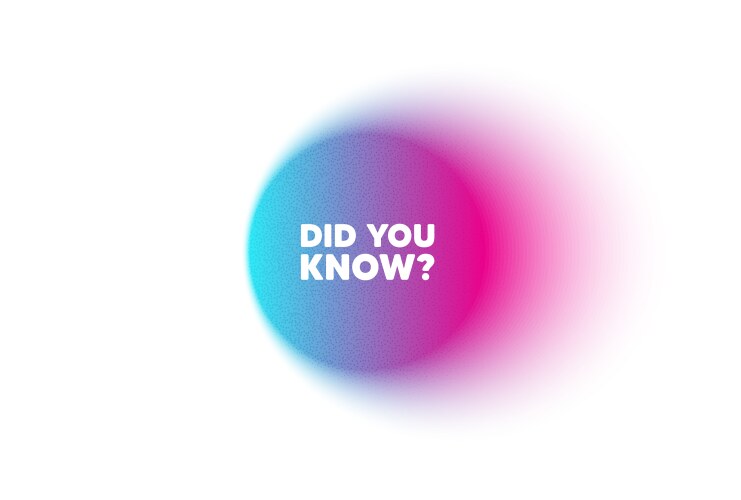 Did you know tag special offer question sign Vector Image