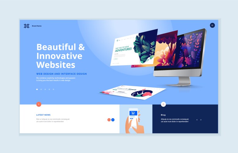 Website Layout Vector Images (over 360,000)