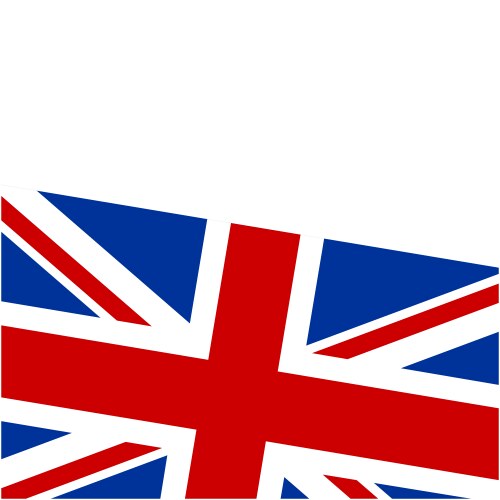 British flag frame Royalty Free Vector Image - VectorStock