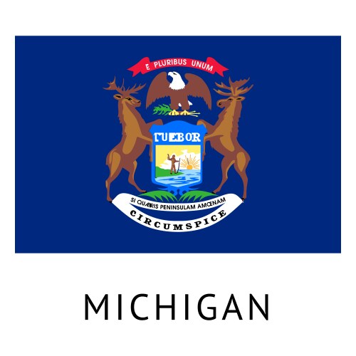 Michigan Flag Vector Images (over 820)