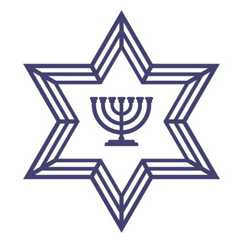 Star of david Royalty Free Vector Image - VectorStock