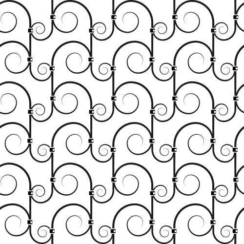 Wrought iron pattern Royalty Free Vector Image