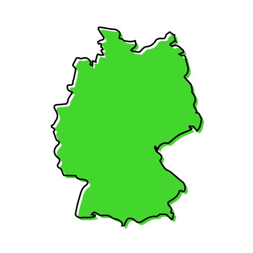 Germany Map Outline Vector Images (over 5,700)