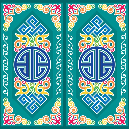 Mongolian Pattern Vector Images (over 830)
