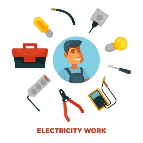 Infographics Electrician Engineering Vector Images (over 120)
