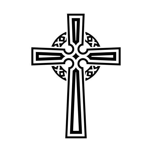 Religious cross design collection Royalty Free Vector Image