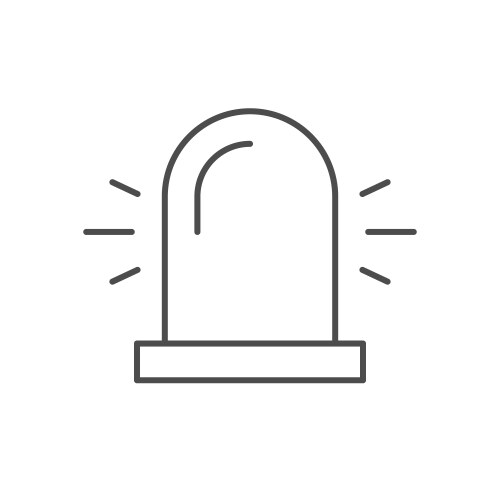 Notification icon bell alarm alert Royalty Free Vector Image