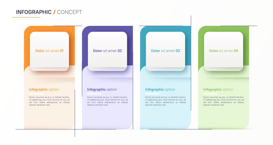 Navigation map infographic 5 steps timeline Vector Image