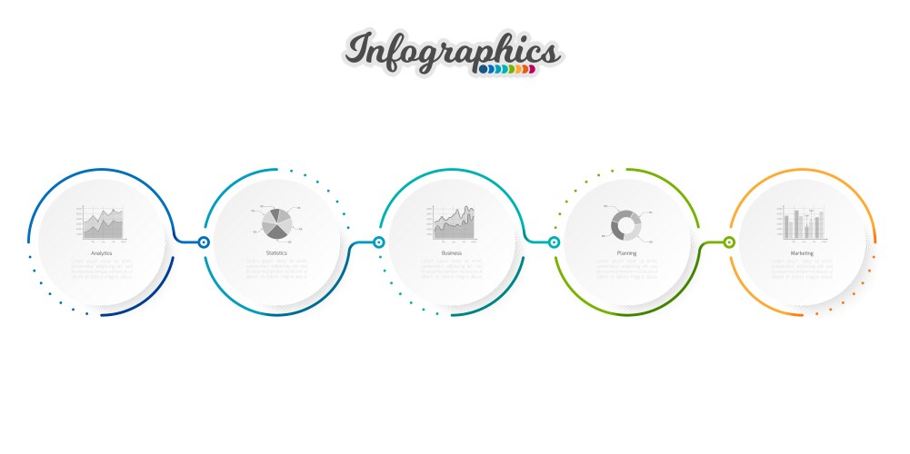 Infographic timeline template for chart diagram Vector Image