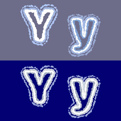 Smoke font letter y Vector Images & Graphics for Commercial Use ...