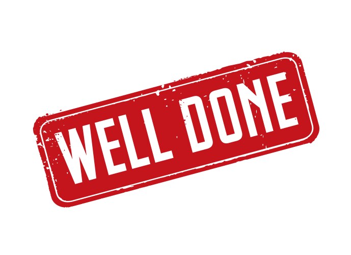 Well done cartoon Vector Images & Graphics for Commercial Use | VectorStock