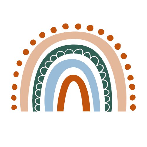 Boho Rainbow Vector Images (over 7,600)