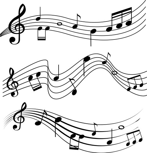Music notes Royalty Free Vector Image - VectorStock