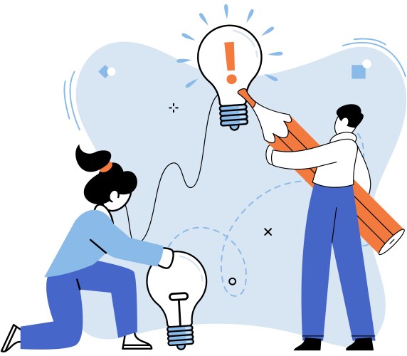 Thinking differently Royalty Free Vector Image