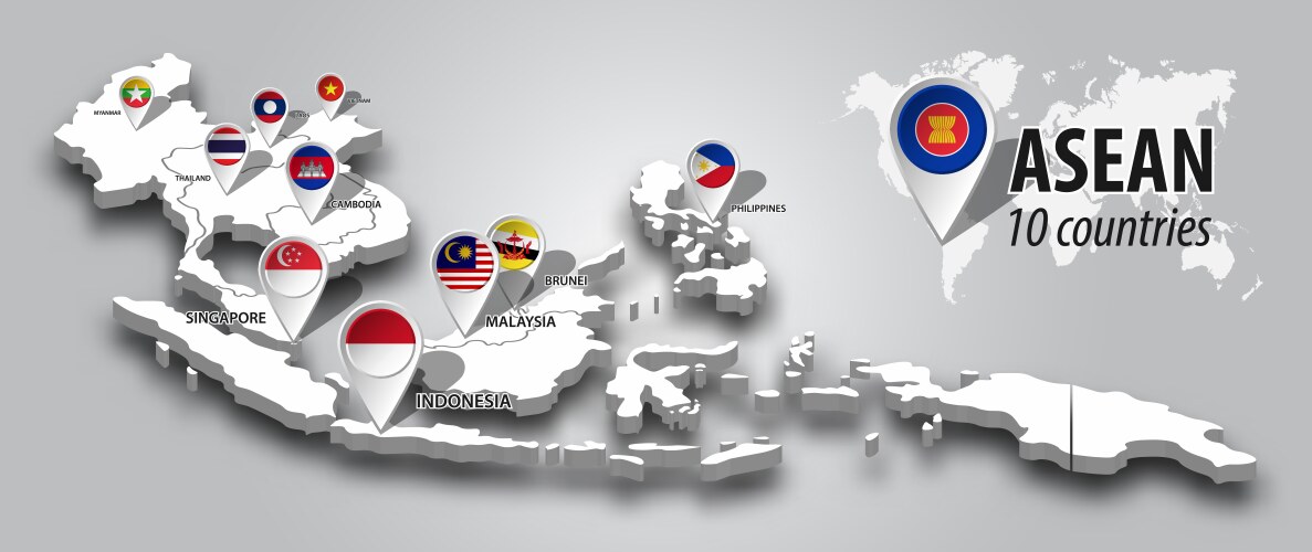 Asean Members Vector Images (over 180)