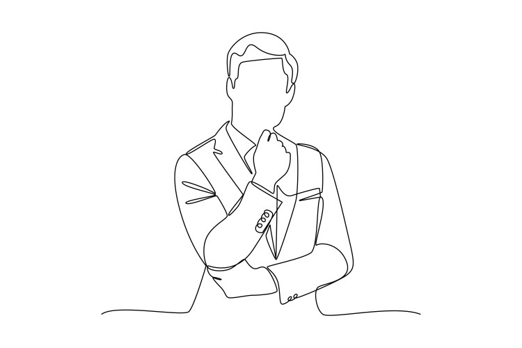 Line Drawing Man Suit Vector Images (over 5,500)