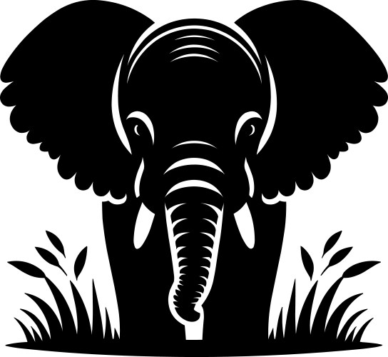 Elephant Head Front Vector Images (over 440)