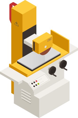 Industrial machine robotic hand arm machinery Vector Image