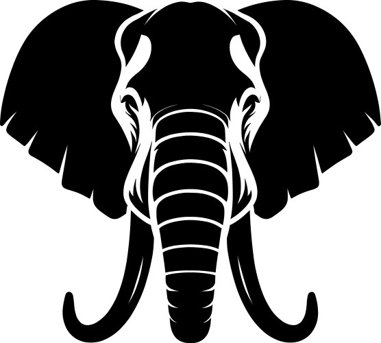 Elephant Head Front Vector Images (over 440)
