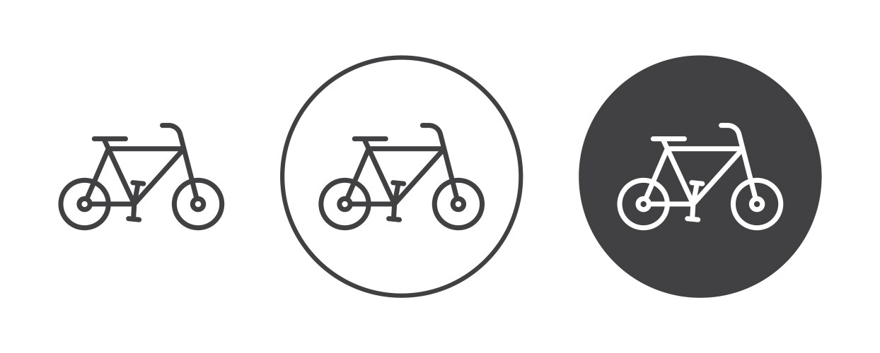 Biking icon Royalty Free Vector Image - VectorStock