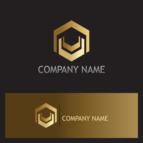 Gnr letter logo design with polygon shape Vector Image