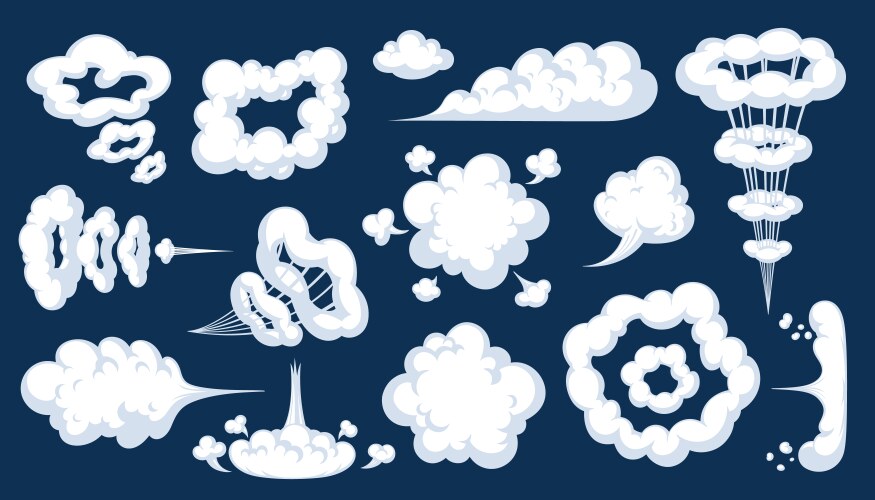 Cartoon Speed Cloud Vector Images (over 4,200)