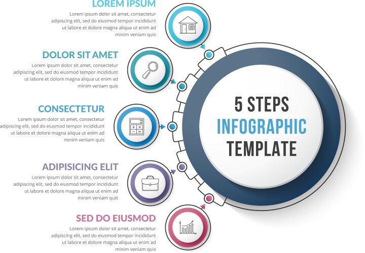 5 Steps Infographic Vector Images (over 27,000)