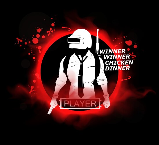 A squad of 4 player pubg Royalty Free Vector Image