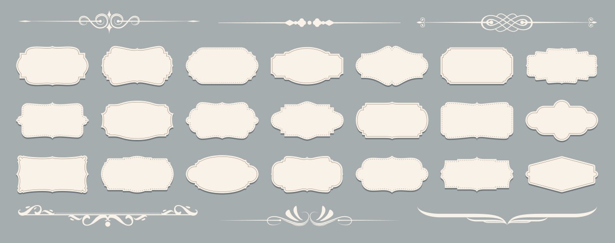Bookplate Borders Vector Images (over 2,400)