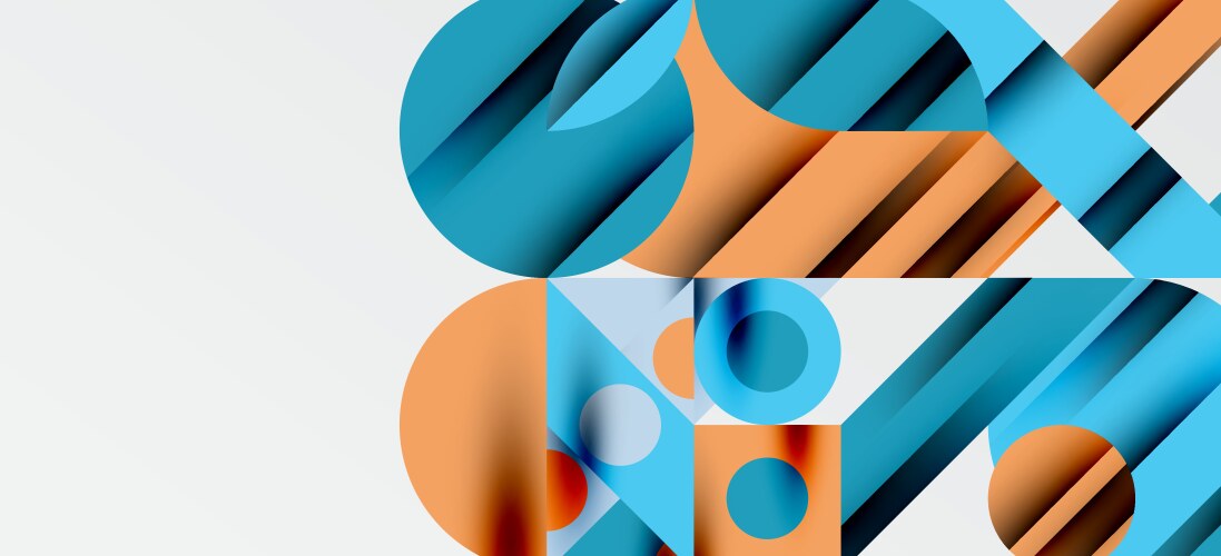 Geometric neo patterns abstract background Vector Image