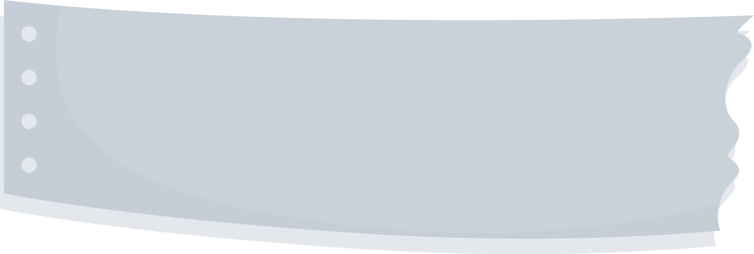 Blank torn ripped green paper piece note Vector Image