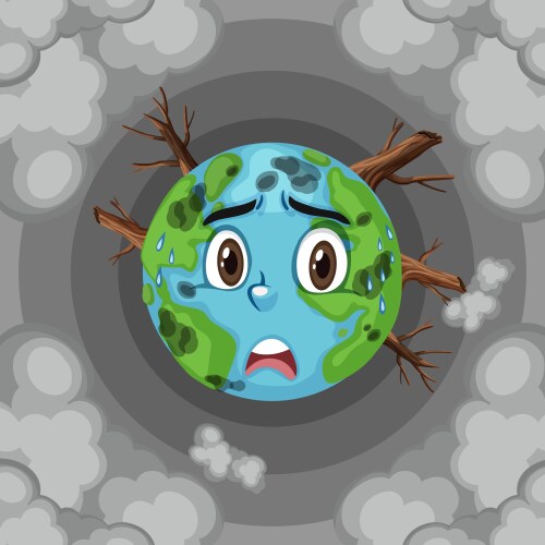 Earth pollution clipart Vector Images & Graphics for Commercial Use ...