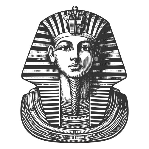 Ancient egyptian pharaoh Royalty Free Vector Image