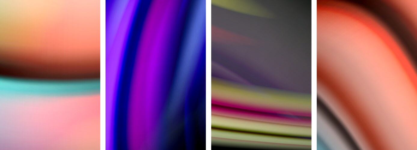 Blurred color line backgrounds Royalty Free Vector Image