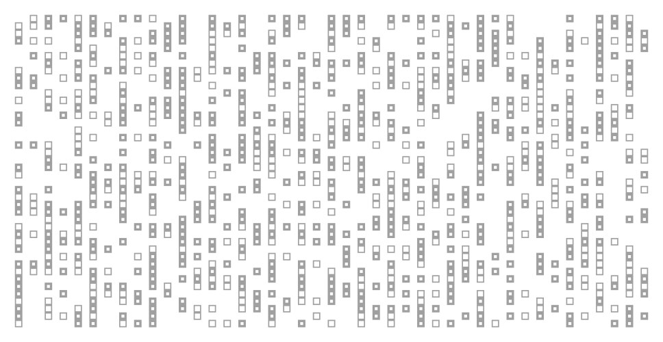 Simple white open card template isolated Vector Image