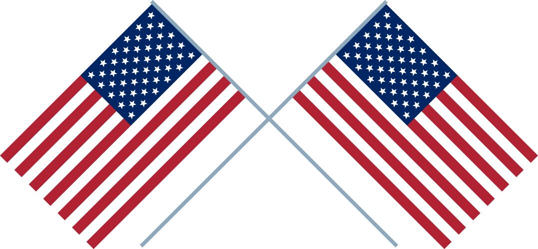 Us flag round Royalty Free Vector Image - VectorStock