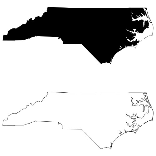 North Carolina Outline Vector Images (over 1,000)