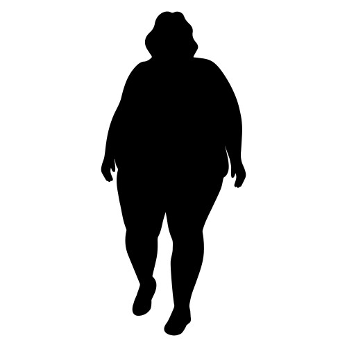 Plus Size Woman Silhouette Vector Images (over 610)