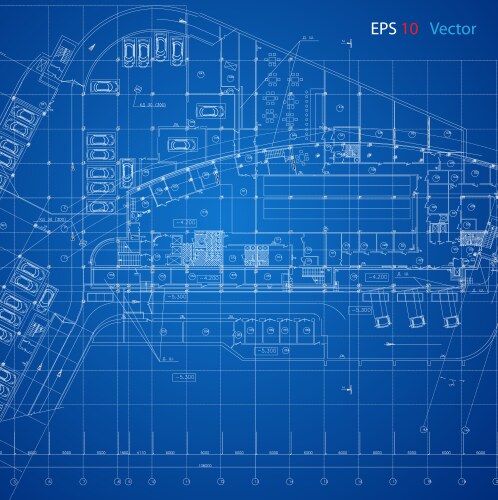 Architectural background template Royalty Free Vector Image