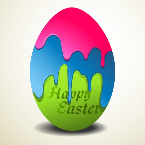 Broken Egg Easter Background Royalty Free Vector Image