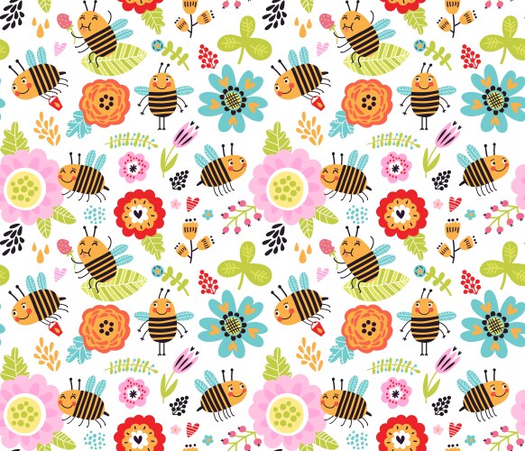 Insect background Royalty Free Vector Image - VectorStock